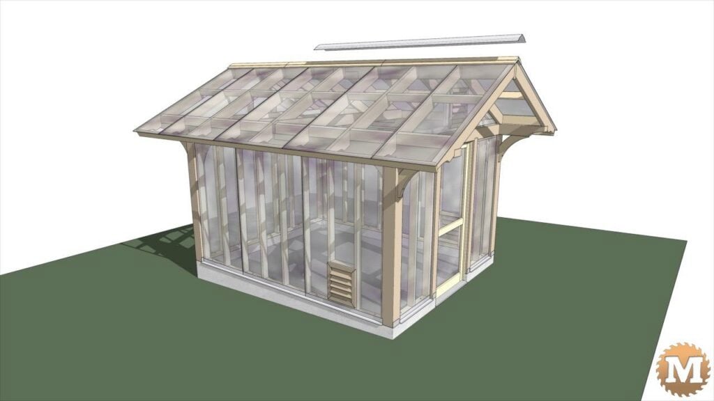 Build a Post and Beam Greenhouse