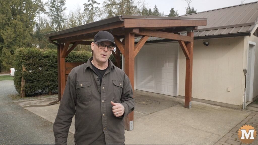 How to Build a Simple Post & Beam Pavilion | Easy DIY Lean-To Guide