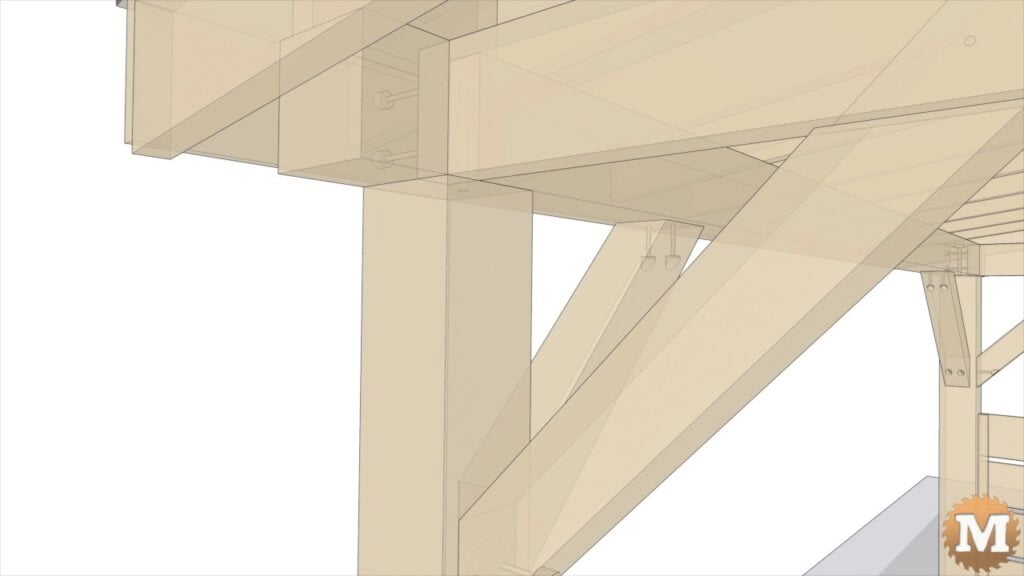 How to Build a Simple Post & Beam Pavilion | Easy DIY Lean-To Guide